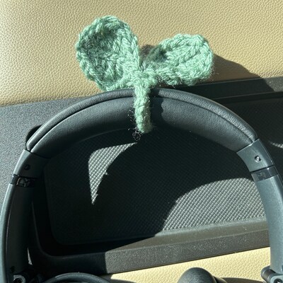 Crochet Sprout Leaf Accessory - Etsy
