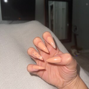 Aura Press on Nails Energy Nails Long Nails Fake Nails | Etsy