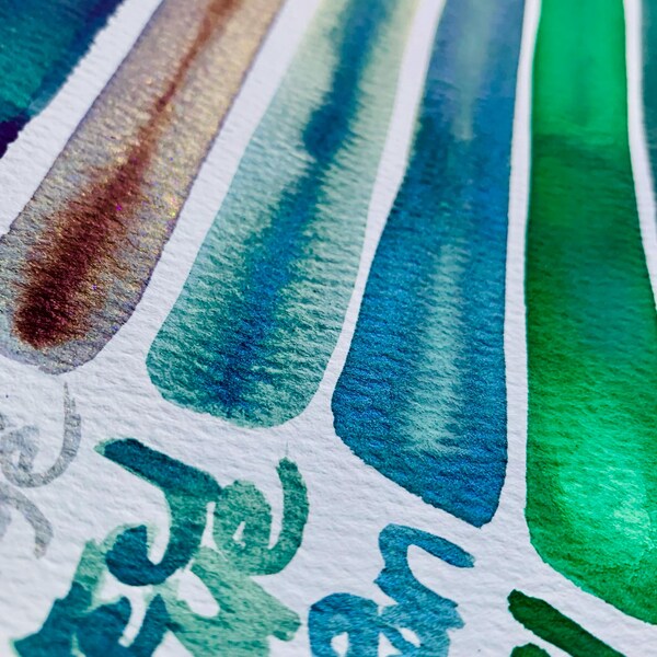 Petal Spark | Granulation | Handmade Watercolors | Handmade Paint ...