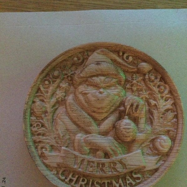 3D STL Design Grinch Christmas Relief for CNC Routers and 3D Printing ...