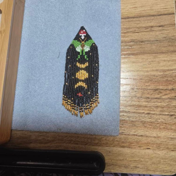 Aurora Borealis North Pole Seed Bead Fringe Earring Pattern, Northern ...
