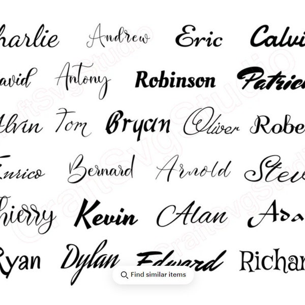 25 Cursive Fonts SVG Bundle, Handwritten Fonts SVG, Font Bundle SVG ...