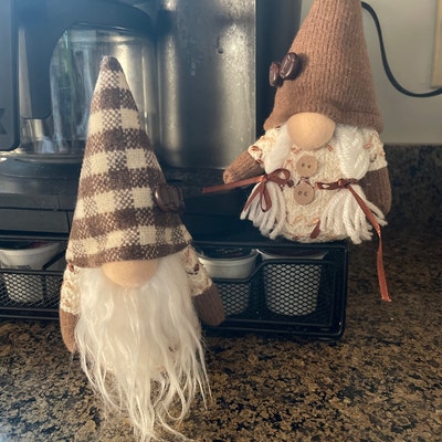 Hello Fall Gnome Handmade Gnome Autumn Gnome Tiered Tray - Etsy