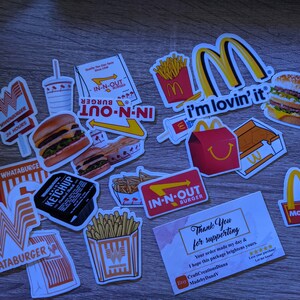 Chipotle Stickers Chipotle Sticker Pack Food Stickers | Etsy