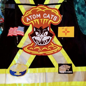 Atom Cats Patch Large Embroidered Fallout - Etsy