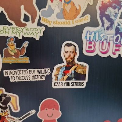 History Themed Sticker, Vinyl Sticker Sheet, American History Stickers ...