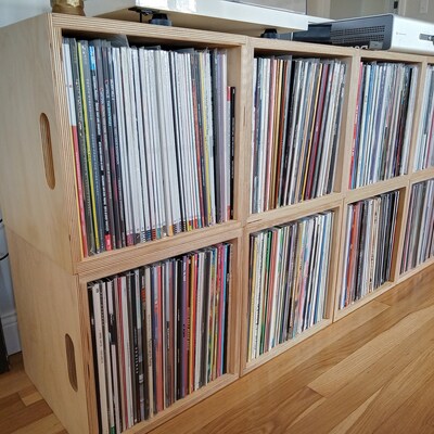 Audio Rack With Adjustable Shelving Thick Top - Etsy