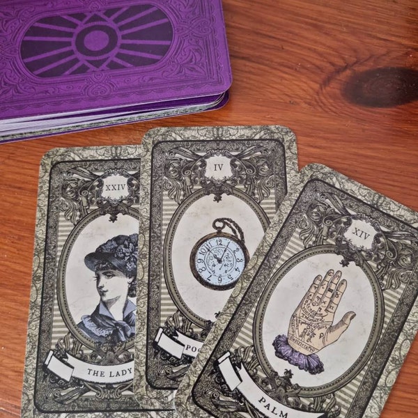 Miss Mai’s Victorian Oracle Deck: 32 Tarot Size Picture Cards + Guide ...