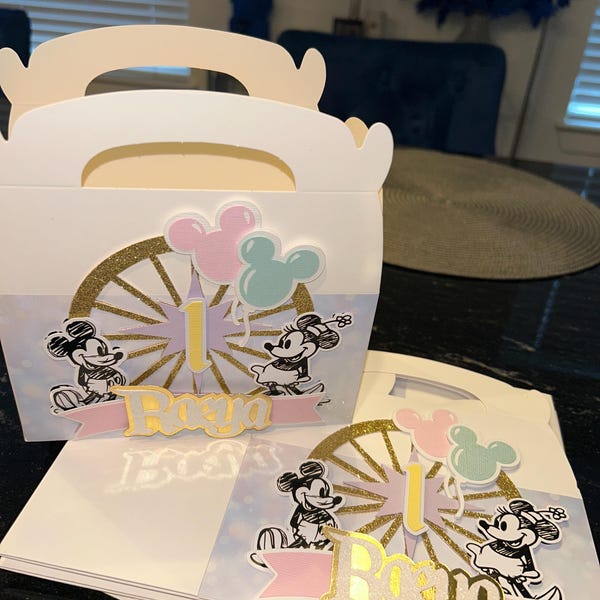 Disneyland Box/ Mickey Mouse Vintage/ Minnie Mmouse Vintage/ Disneyland ...