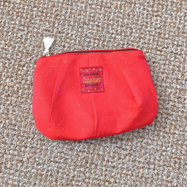 Pack of 5 Woven Fabric Labels RED GINGHAM TOAST "made to Keep You ...