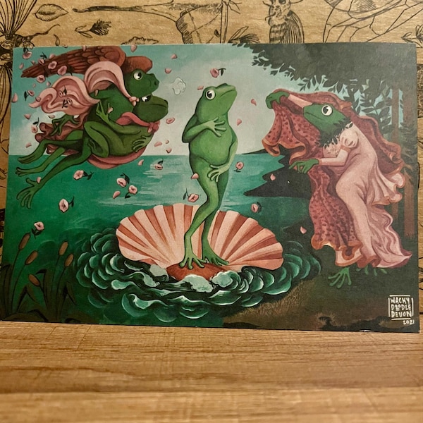 Renaissance Frogs || Art Prints - Etsy