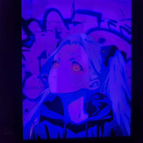 Kaiju Light Box / RGB LED Frame / Kaiju Led Art, Anime Led Light, Night ...