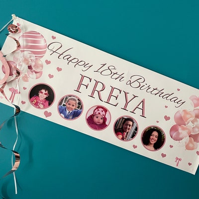 Personalised Womens Girls Birthday Party Welcome Sign A1 - Etsy UK