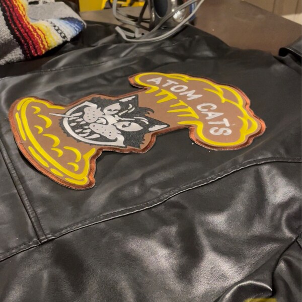 Atom Cats Patch Large Embroidered Fallout - Etsy