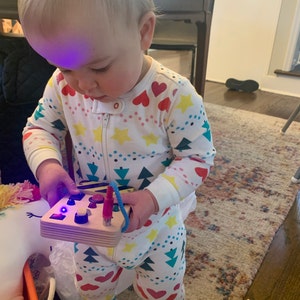 LED Light Switch Board for Toddler Electronic Busy Board for | Etsy