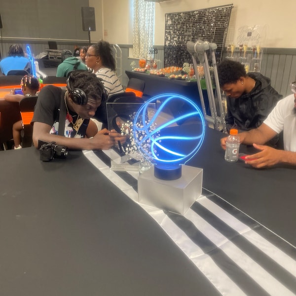 Basketball Personalized LED Night Light - Custom Gift for Fans, Sports ...