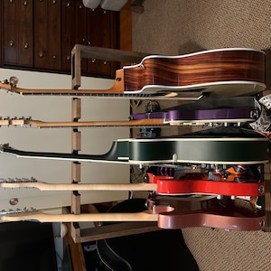 Wooden Guitar Stand, Guitar Rack - Etsy