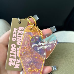 Dream Big, Fart Loud Iridescent Acrylic Keychain - Etsy