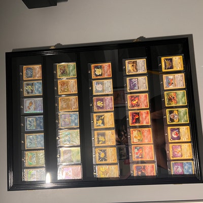 35 Graded Sport Cards / Collectible Trading Card Display Case Wall ...