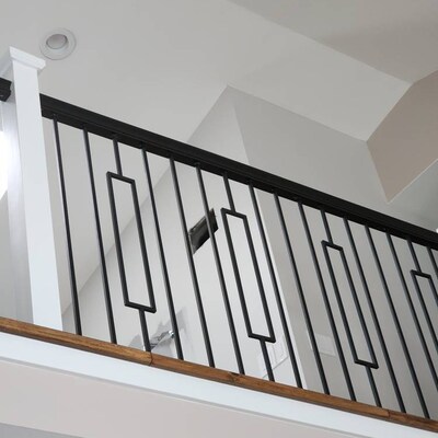 Satin Black Wrought Iron Balusters Square Liberty Series - Etsy