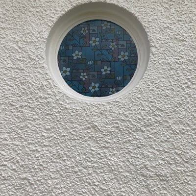 Reflective Steel Blue Window Tint, One Way Film Glass Privacy Solar ...