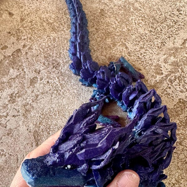 Flexi Phoenix Fidget (made to Order) Articulated Phoenix Toy - Etsy