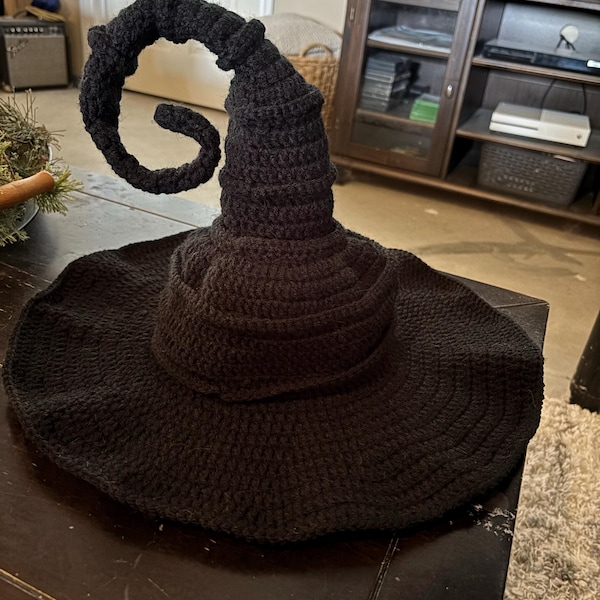 Wizard Hat Pattern, Crochet Witch Hat Pattern , Halloween Headband ...