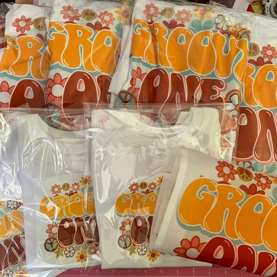 Groovy One PNG, Retro Groovy One, File Designs for Sublimation or Print ...