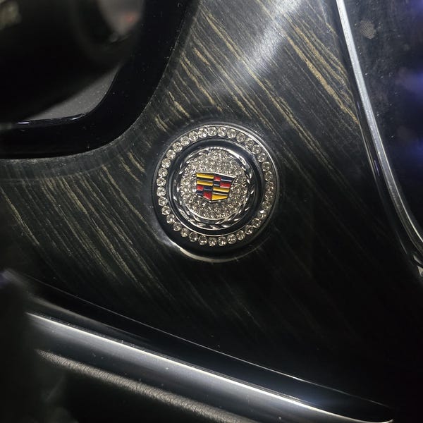 Car Start Button | Bling Car Décor | Crystal Rhinestone Car Bling Ring ...