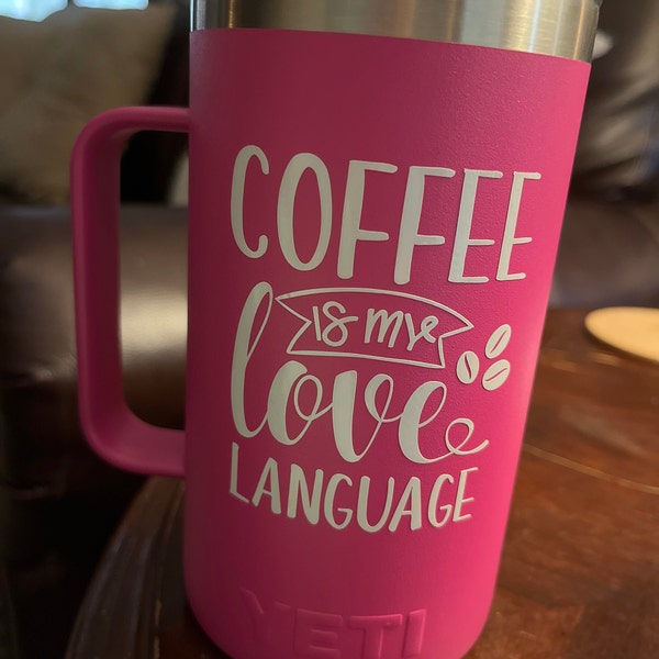 VINYL MUG DECALS | Yeti Decals | Coffee Decals | Custom Decals | Mug ...