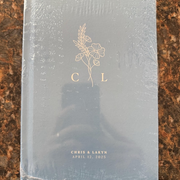 Engagement Journal for Couple Personalized Wedding Journal Bride and ...