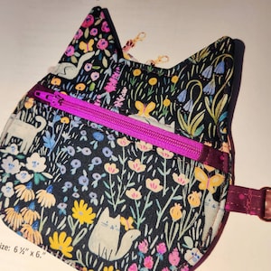 Sewing Pattern//bag Pattern Pdf//cat Pouch Pattern//zipper Pouch ...