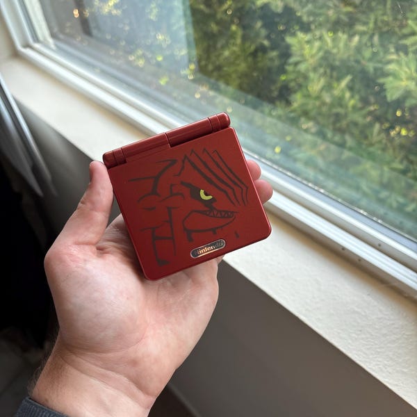 BMO “beemo” Custom Game Boy Advance Gba SP Uv Printed Face With IPS V2 ...