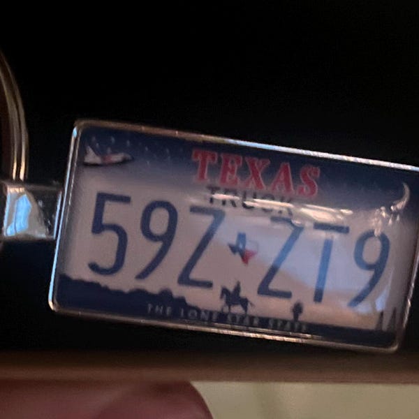 California License Plate Keychain Custom Car Keychain License Plate ...