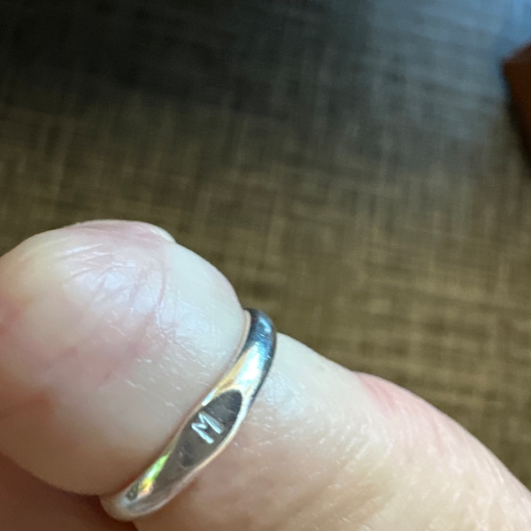 Pinky Initial Ring, Personalized Signet Ring, Custom Pinky Ring, Gold ...