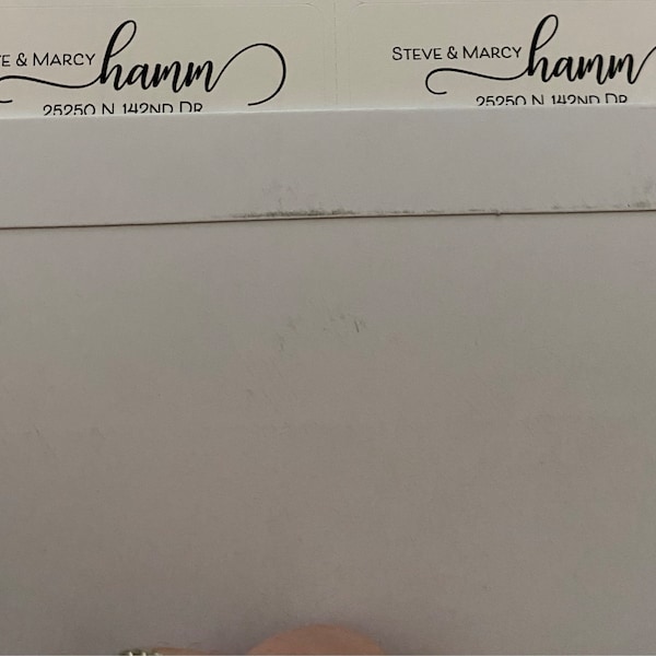 Return Address Labels, Calligraphy Address Labels, Fancy Return Address ...