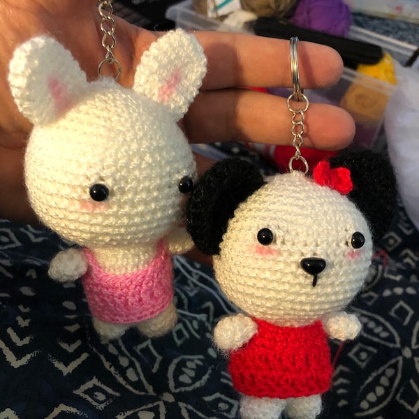 XVA Format Only! 12 Horoscope Crochet Doll Keychain, 12 Constellations ...