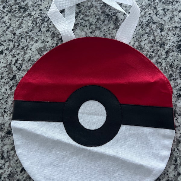 POKEMON 12-13” Ash Ketchum POKEBALL Bag - Poke Ball Trick or Treat Bag ...
