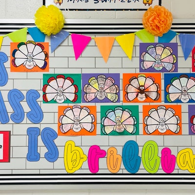 Modern Checkered Classroom Door Decor Kit Back to School - Etsy