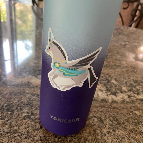 FULL SET of Carousel Horses Die Cut Stickers by Candice of Piq Design ...