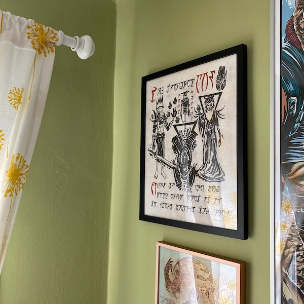 The Tribunal Gods of Morrowind Print - Etsy