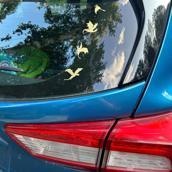 Car Decal, Andarna, Fourth Wing, Tairn, Thingy Thingz, Custom, Bookish ...