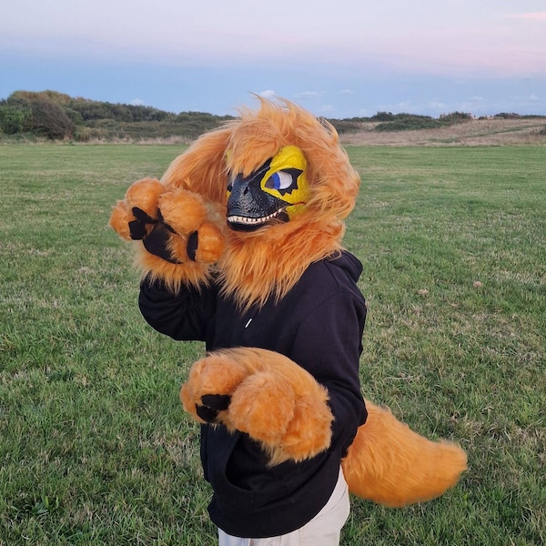 DIGITAL Tiger Tail Pattern for Fursuits & Cosplay PDF Download - Etsy