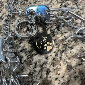 Luxurious Dog Tag With Personalization, Engraved Name ID Tag for Dogs ...