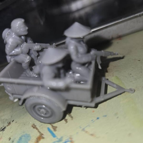 US Marines Infantry Squad With M16, Eskice Miniatures, Vietnam War ...