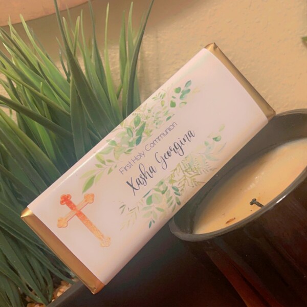 Printable Happy Easter Candy Bar Wrappers: Religious Favors (instant ...