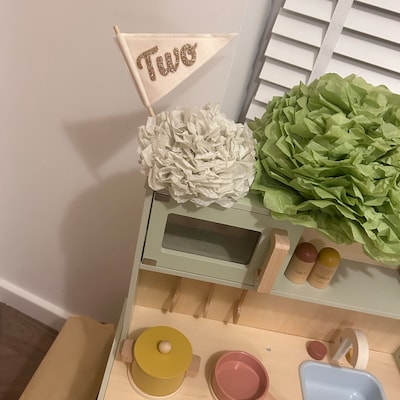 Large Custom Pennant Flag Cursive Font - Etsy