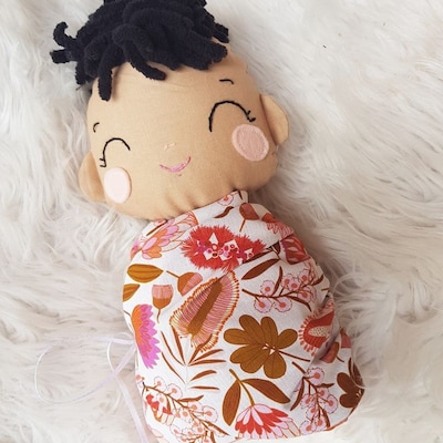 PDF Swaddle Baby Doll Sewing Tutorial and Pattern, Rag Doll Pattern ...