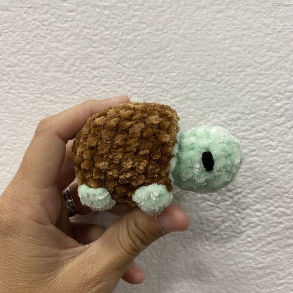 Pop It Turtle, NO SEW, Crochet Pop It Turtle, Crochet Pattern, Pocket ...