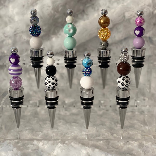 Wine Bottle Stopper Display Stand - Etsy